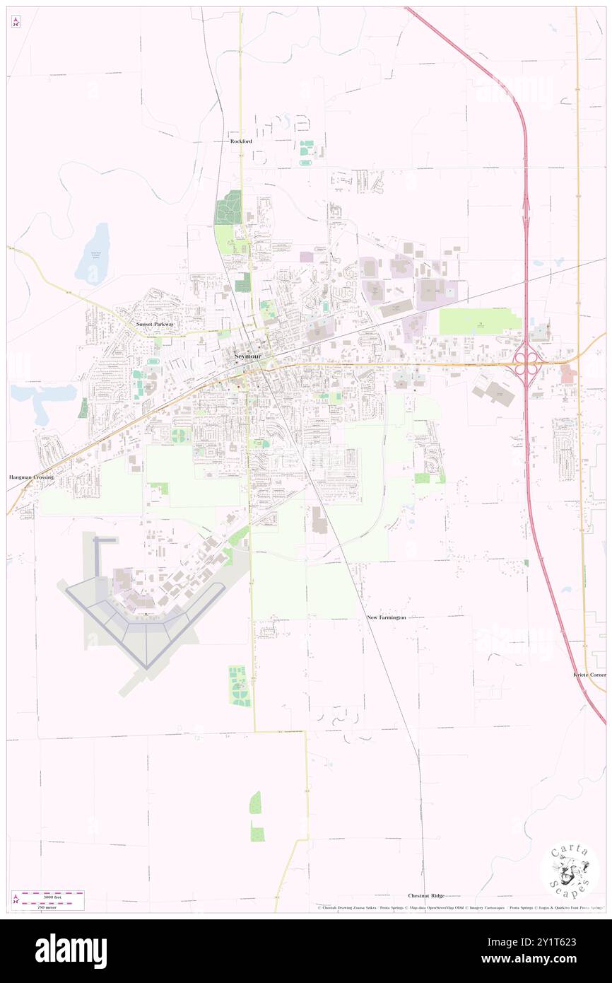 Jackson indiana map hi-res stock photography and images - Alamy