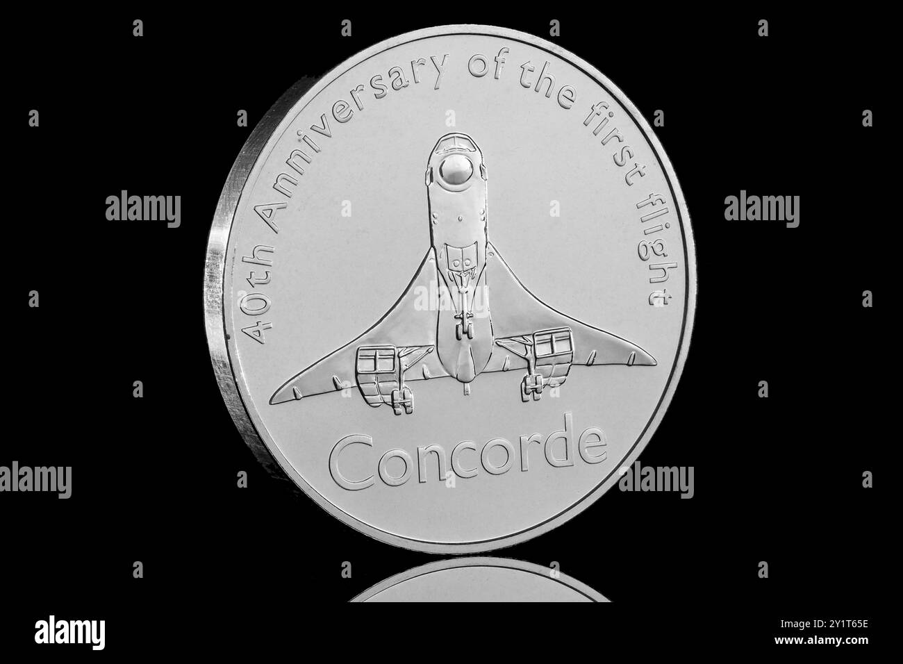 A medallion released in 2009 to commemorate the 40th anniversary of the ...