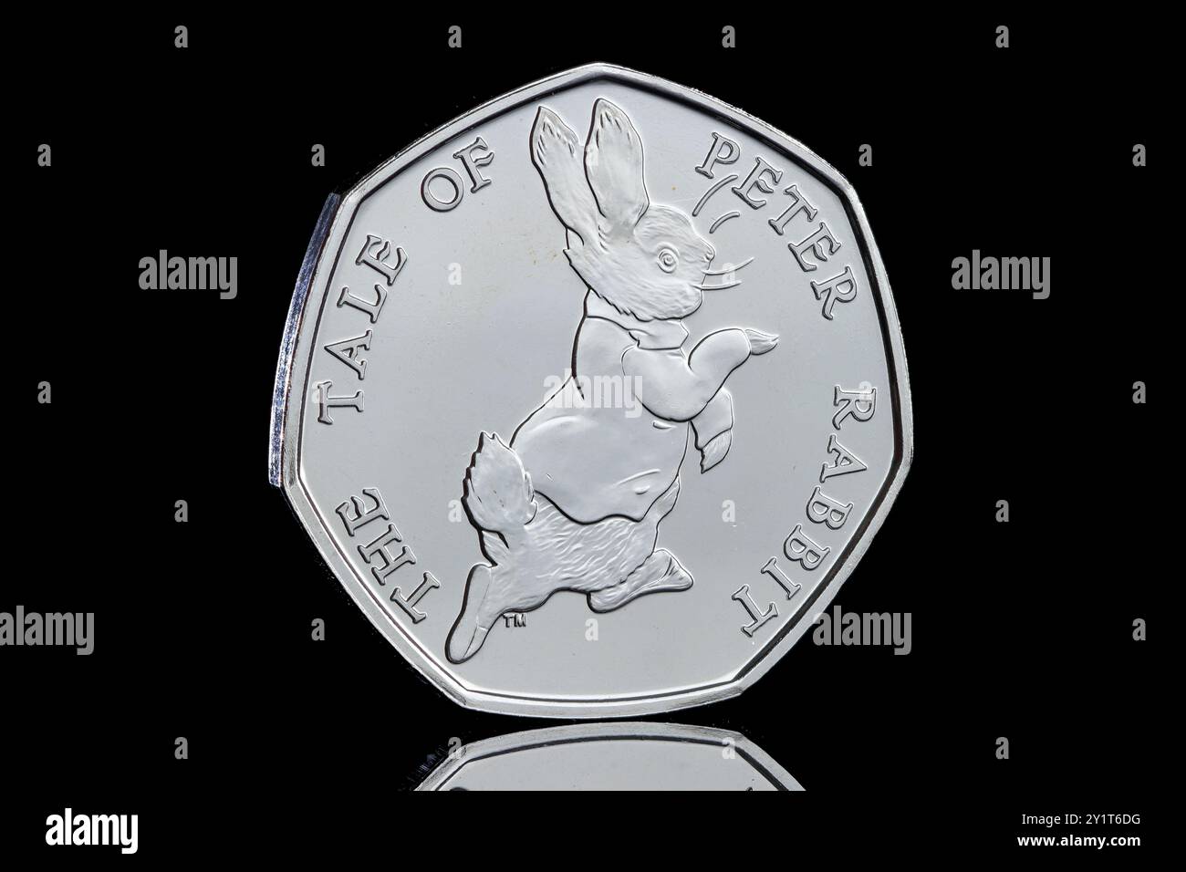 2017 UK 50p featuring The Tale Of Peter Rabbit from the Beatrix Potter ...