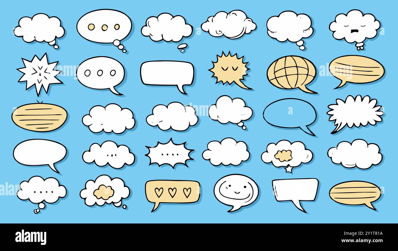 Empty Comment Speech Bubble. Cartoon Text Box for Message, Comic ...