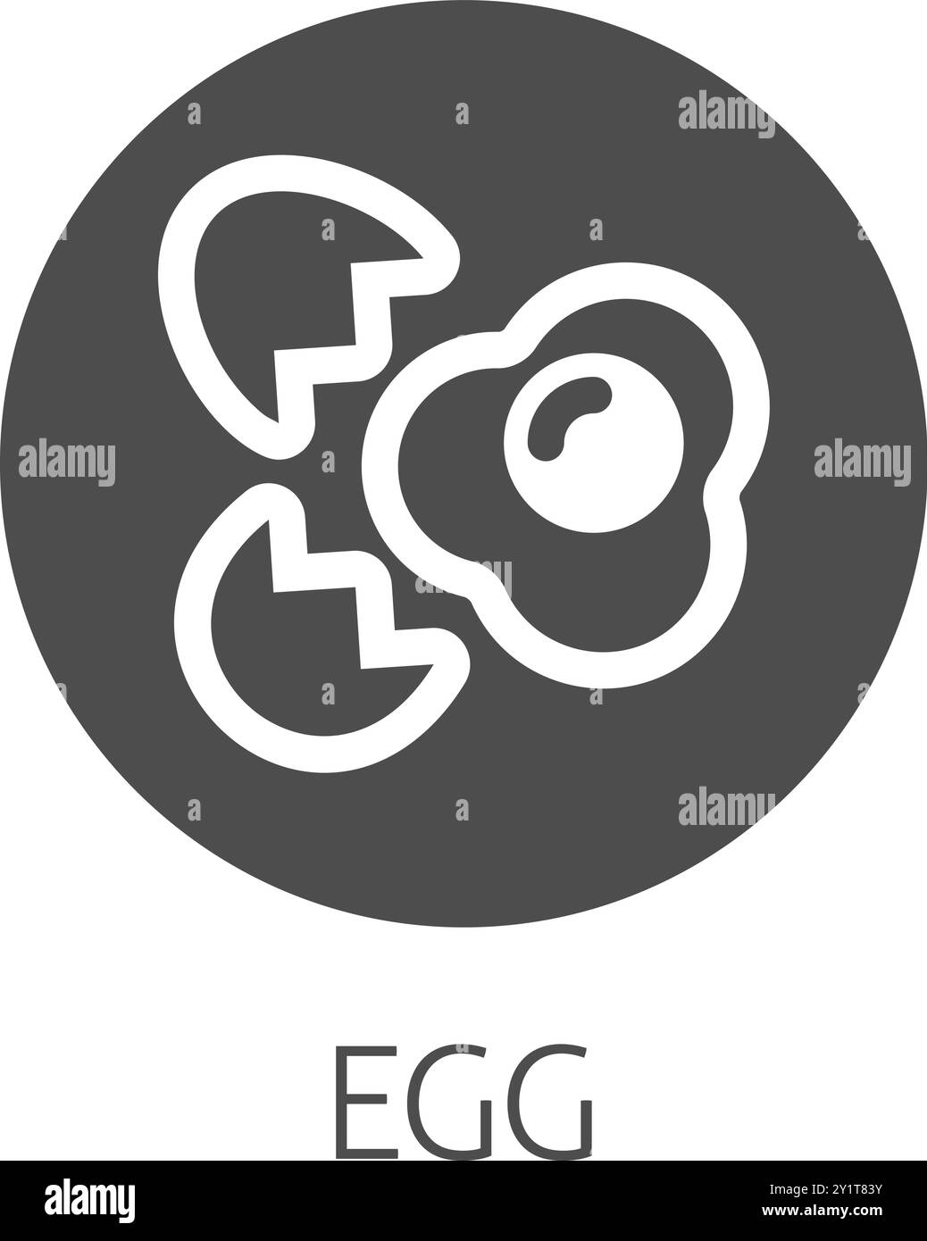 Egg Food Icon Concept Stock Vector Image & Art - Alamy