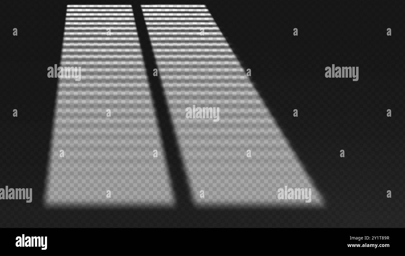 Light effect shadow overlay from blind isolated transparent background ...