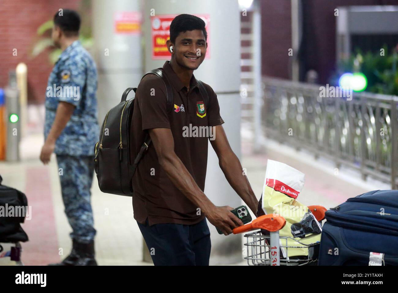 Bangladeshi pacer Nahid Rana, after return from historic Test series ...