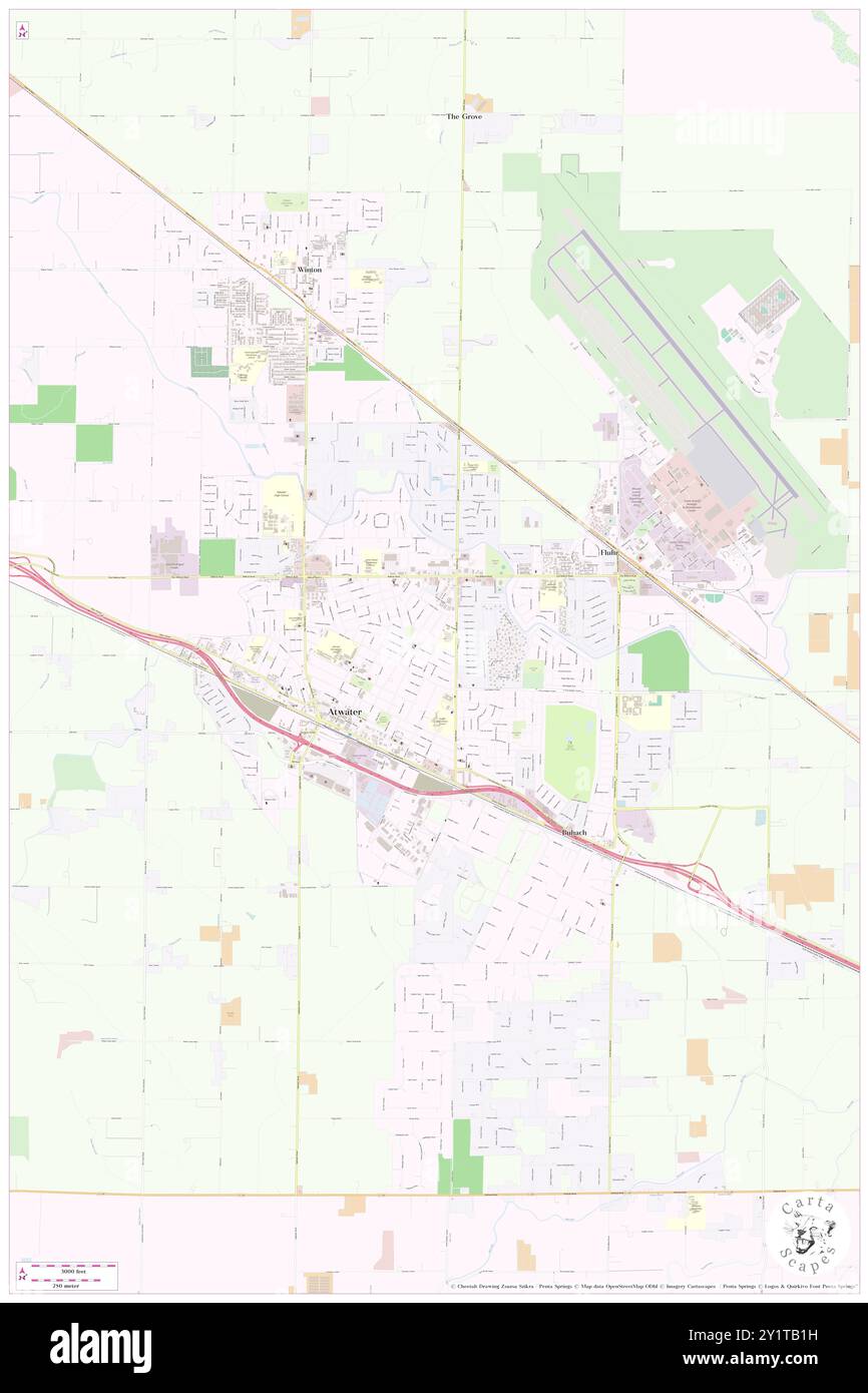 Atwater, Merced County, US, United States, California, N 37 20' 51'', S ...