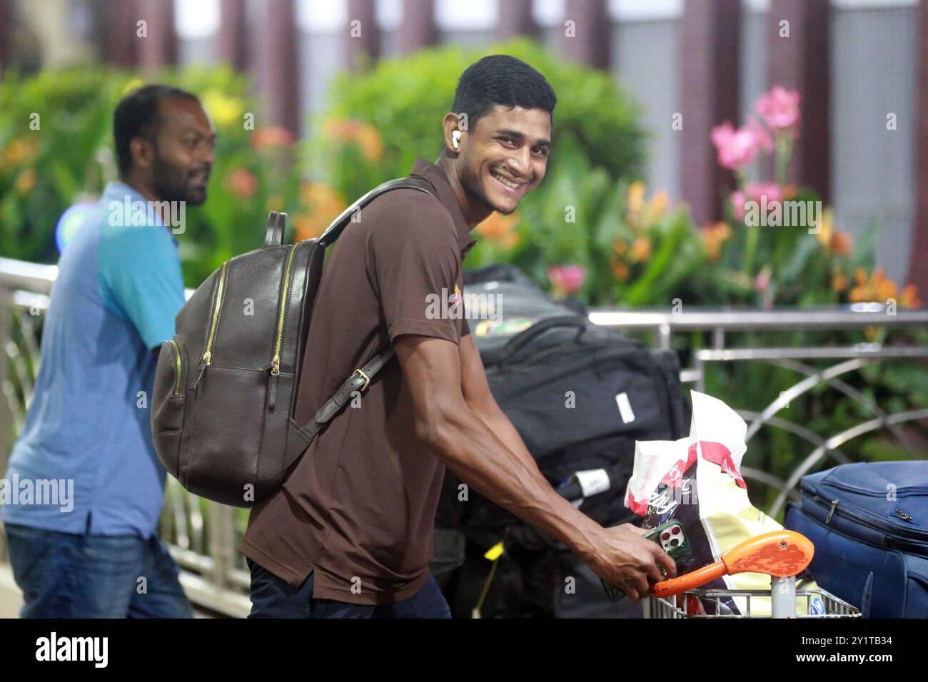 Bangladeshi pacer Nahid Rana, after return from historic Test series ...