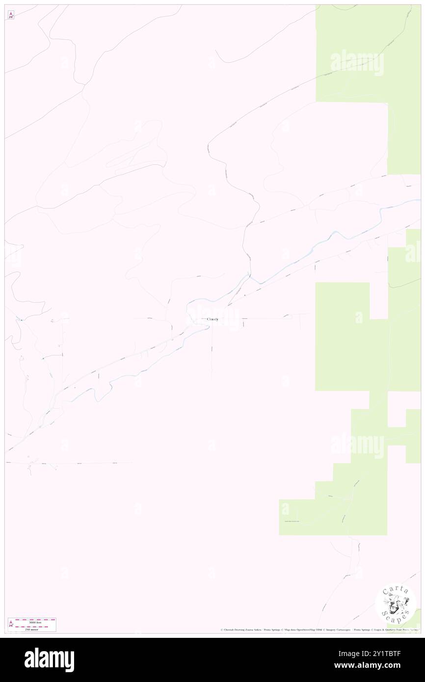 Cloudy, Pushmataha County, US, United States, Oklahoma, N 34 18' 7'', S ...
