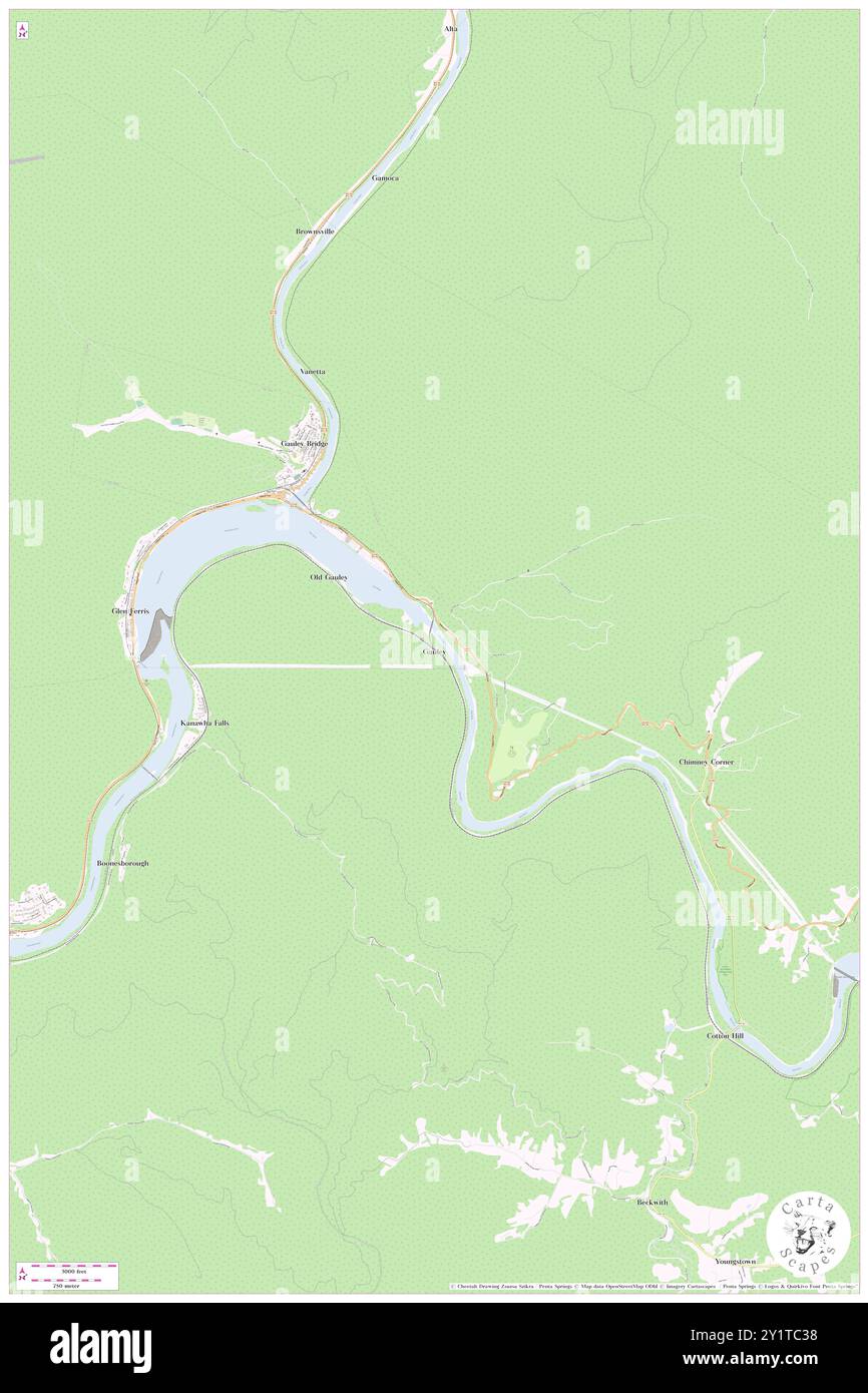 Gauley, Fayette County, US, United States, West Virginia, N 38 8' 57 ...