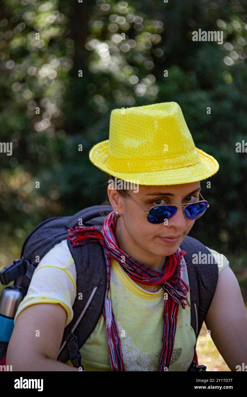 Adventure awaits Hiking trails in the mountains Stock Photo - Alamy