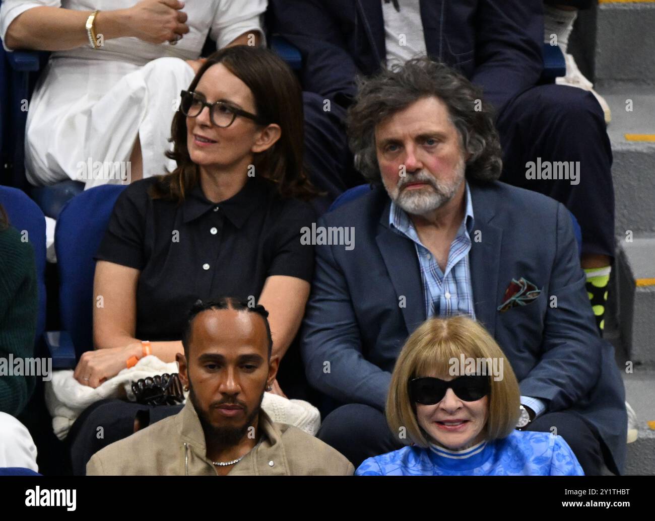 Flushing NY, USA. 07th Sep, 2024. **NO NY NEWSPAPERS** Tina Fey is seen ...