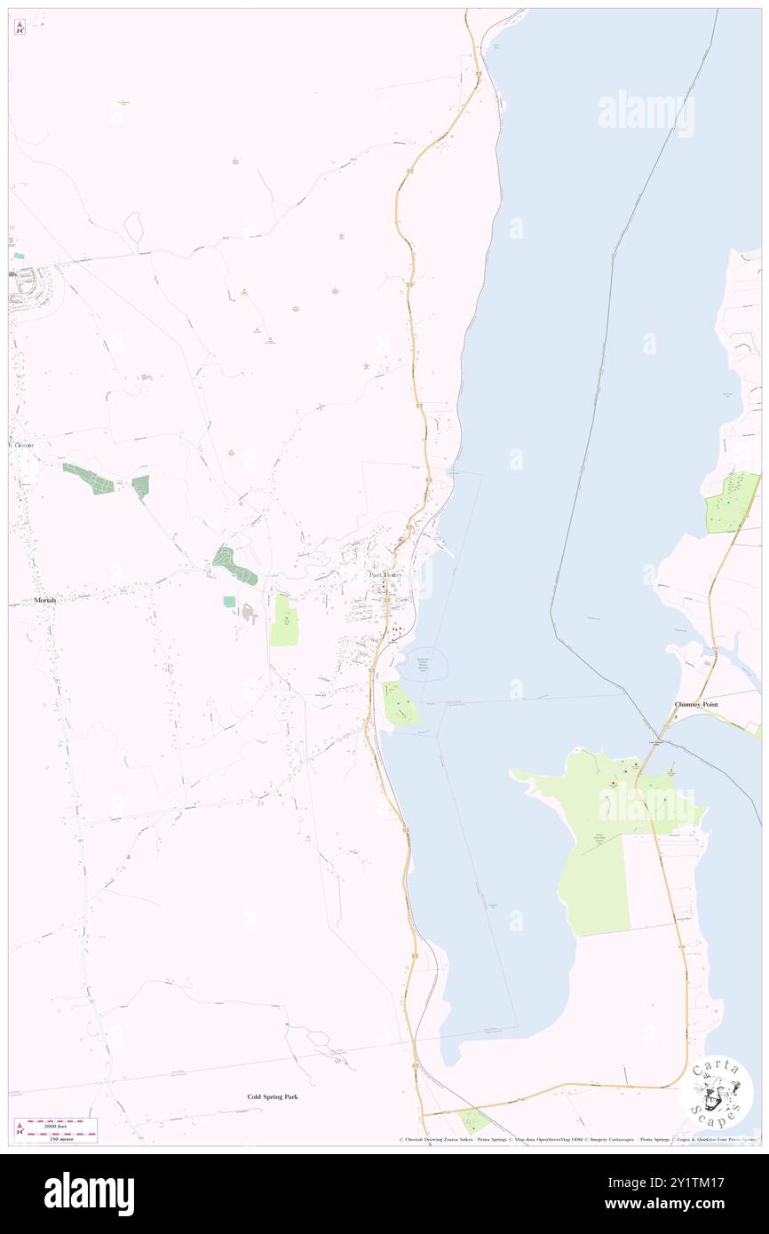 Port henry new york map Cut Out Stock Images & Pictures - Alamy