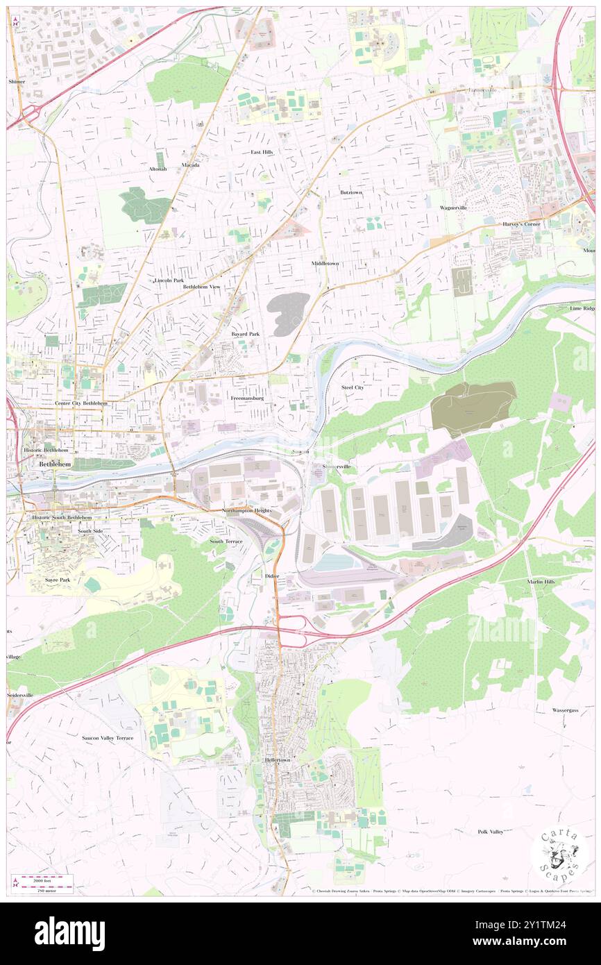 Saucon, Northampton County, US, United States, Pennsylvania, N 40 37 ...