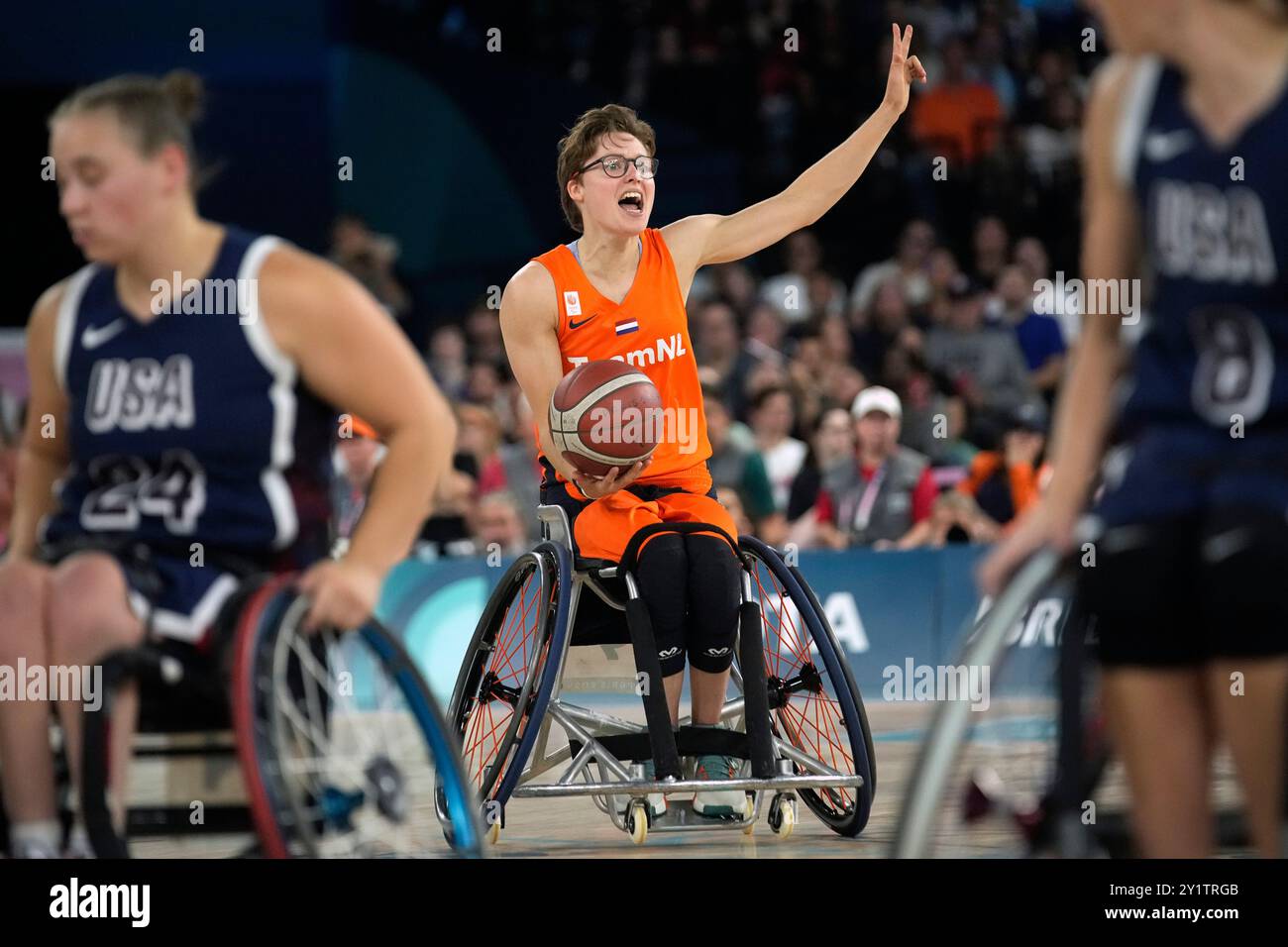 Netherlands' Bo Kramer in action during the gold medal match of the ...
