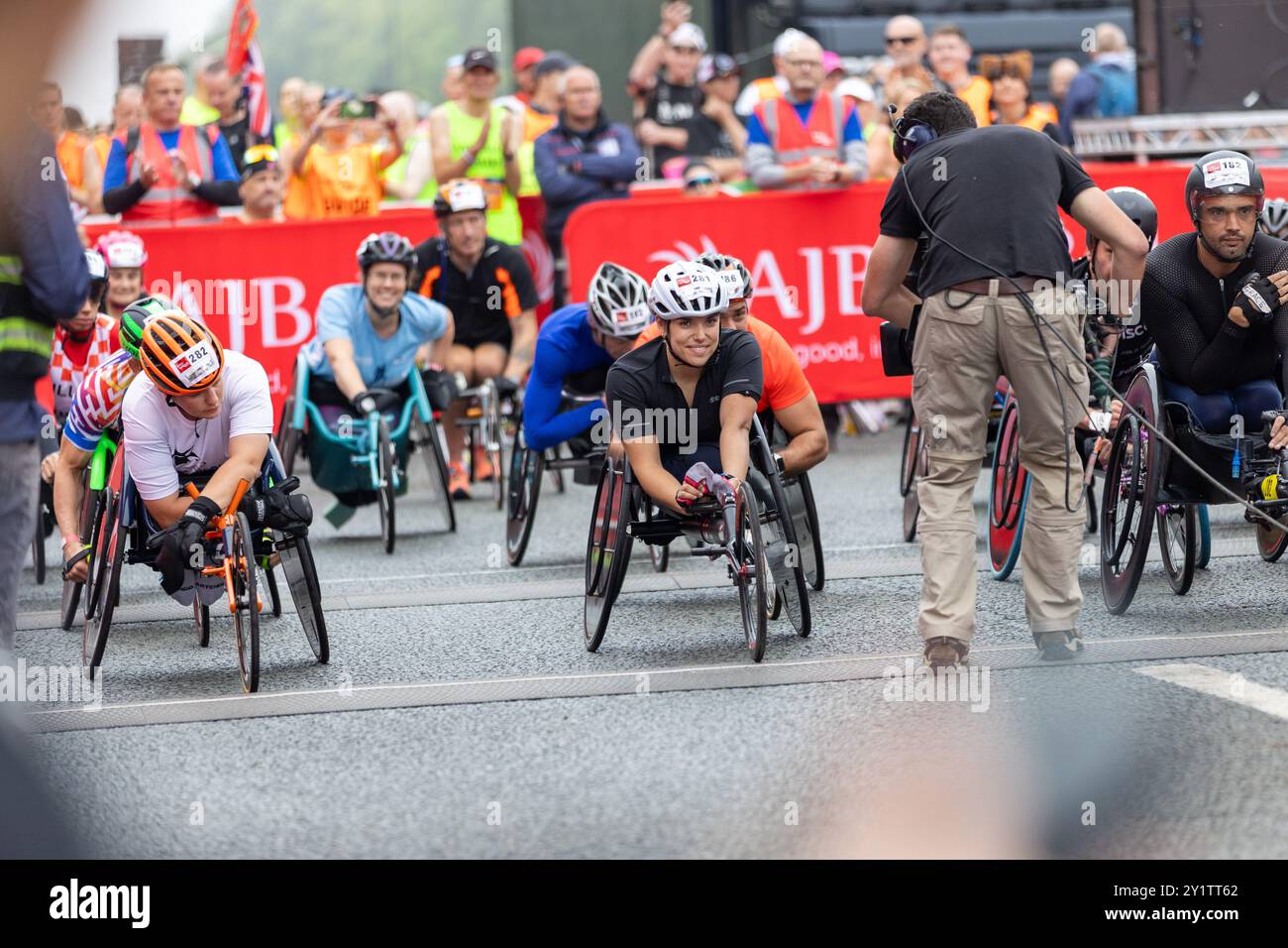 Newcastle, United Kingdom, 08 September 2024, Elite Wheelchair Race ...