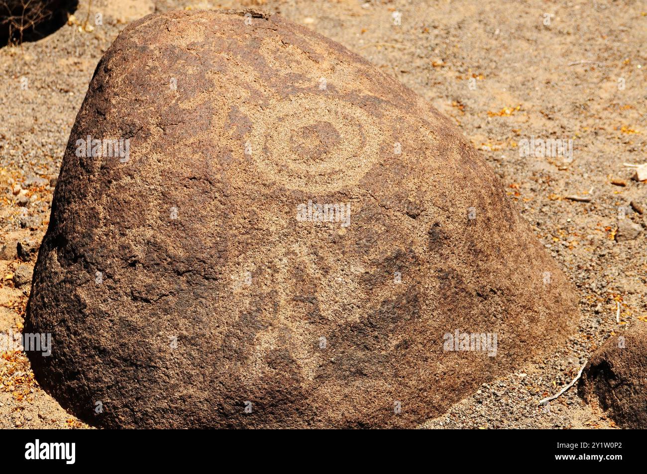 Petroglyphs Native American Rock Art on boulders in central Arizona ...