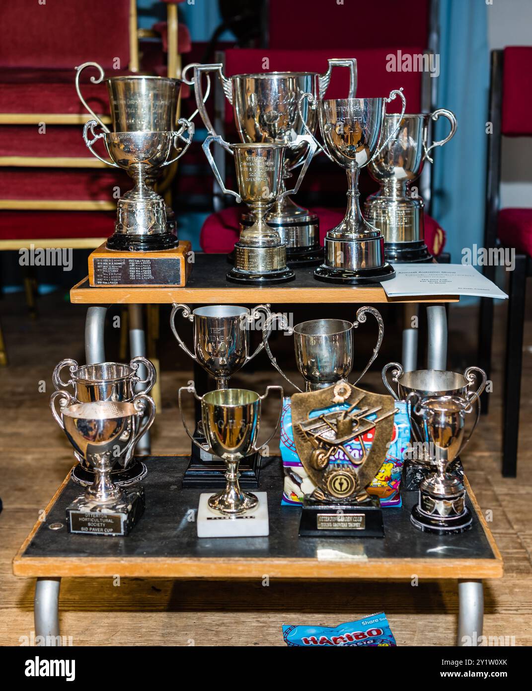 Otterton Village Hall Flower Show Stock Photo - Alamy