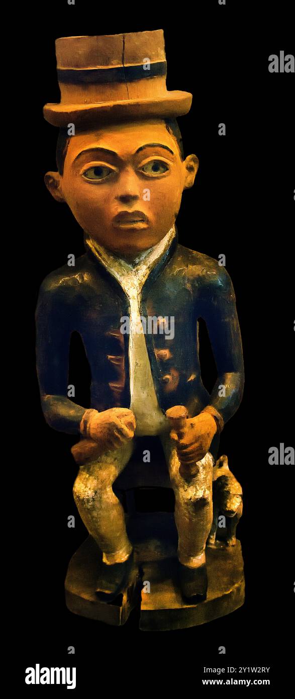 Copic locale de Toby jug, used to mark a grave, Grave Statue of Man ...