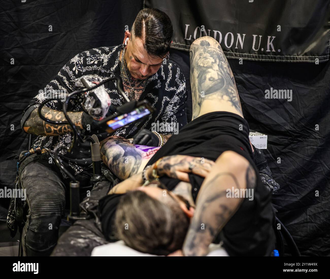 London excel tattoo convention hi-res stock photography and images - Alamy