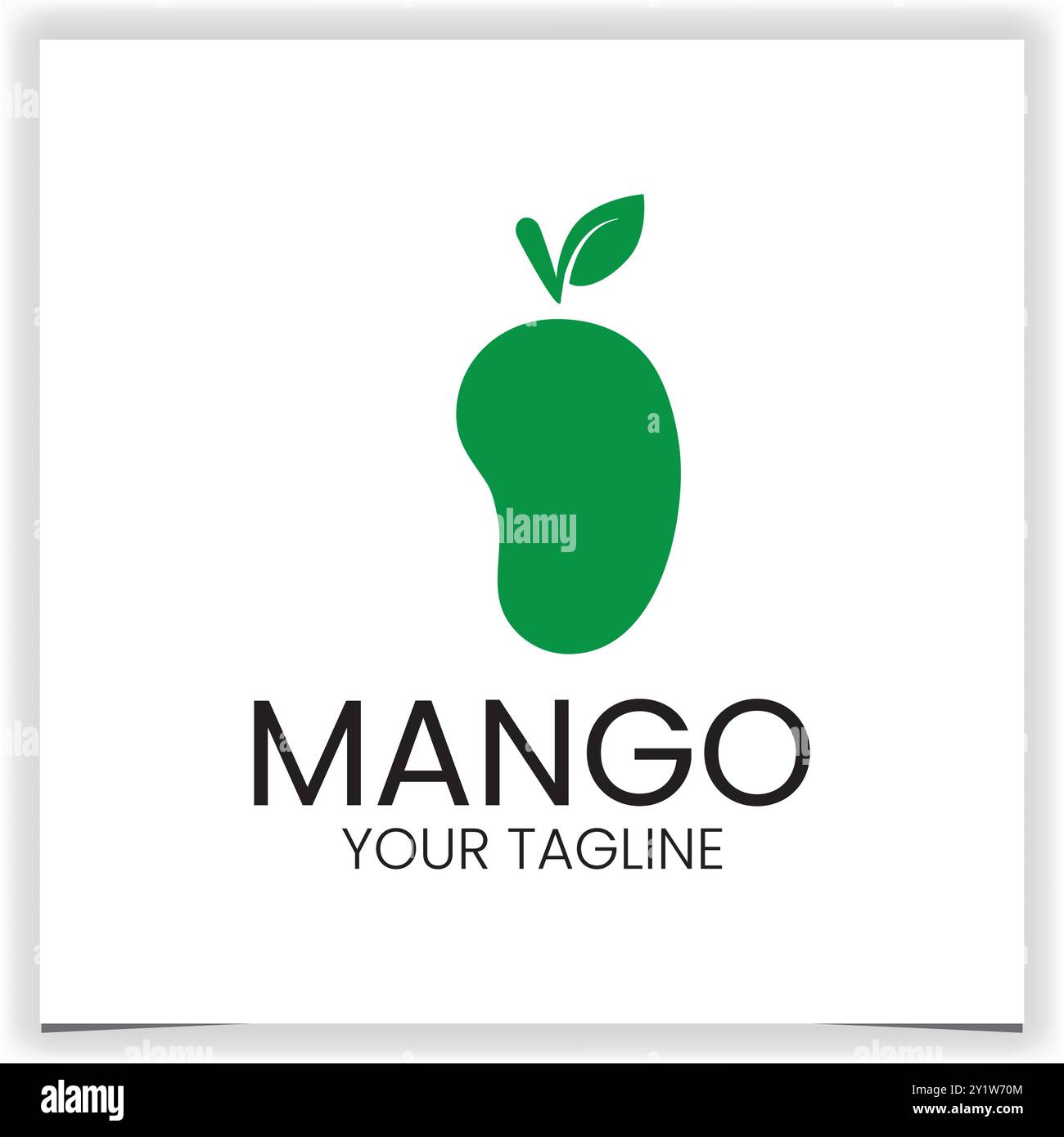 mango logo design template vector Stock Vector Image & Art - Alamy