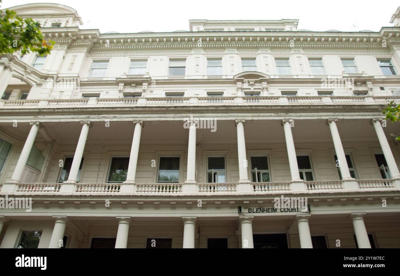 Elegant terraced houses, Bayswater, City of Westminster, London ...