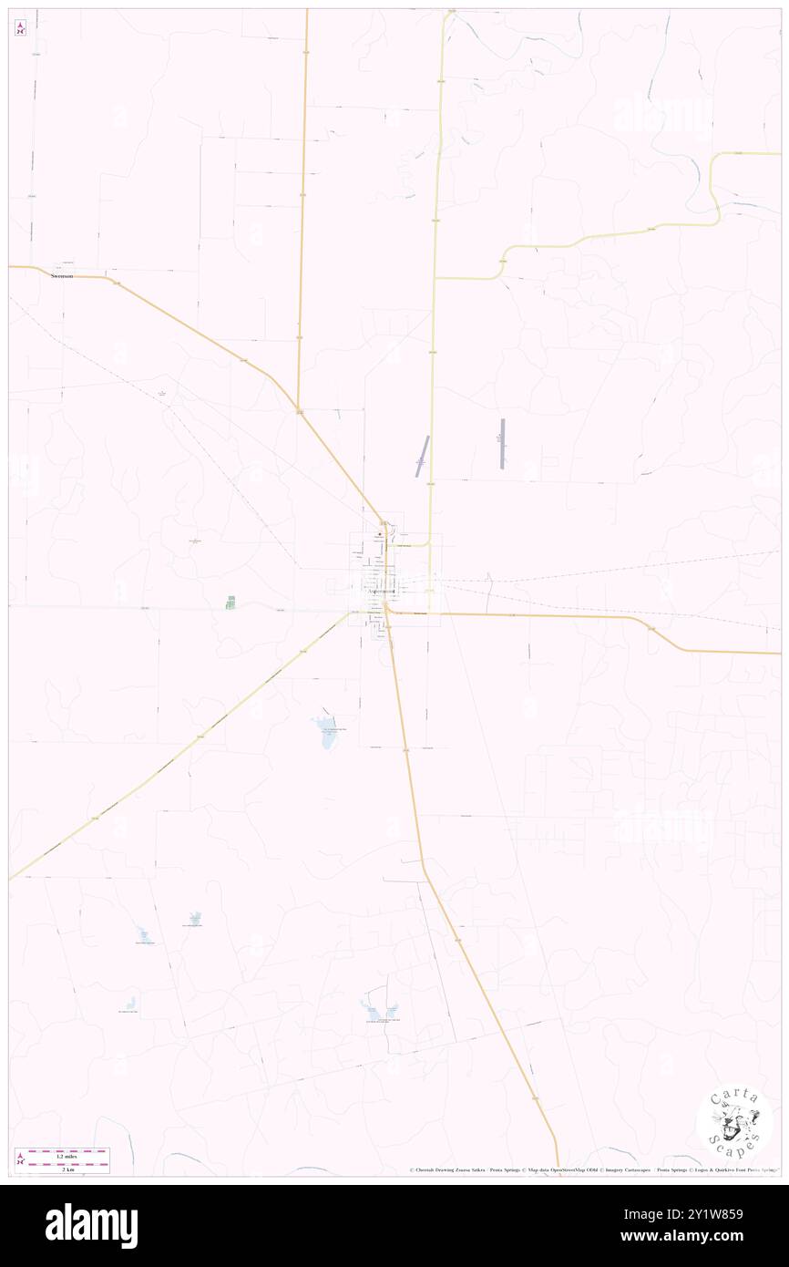 Aspermont texas map Cut Out Stock Images & Pictures - Alamy