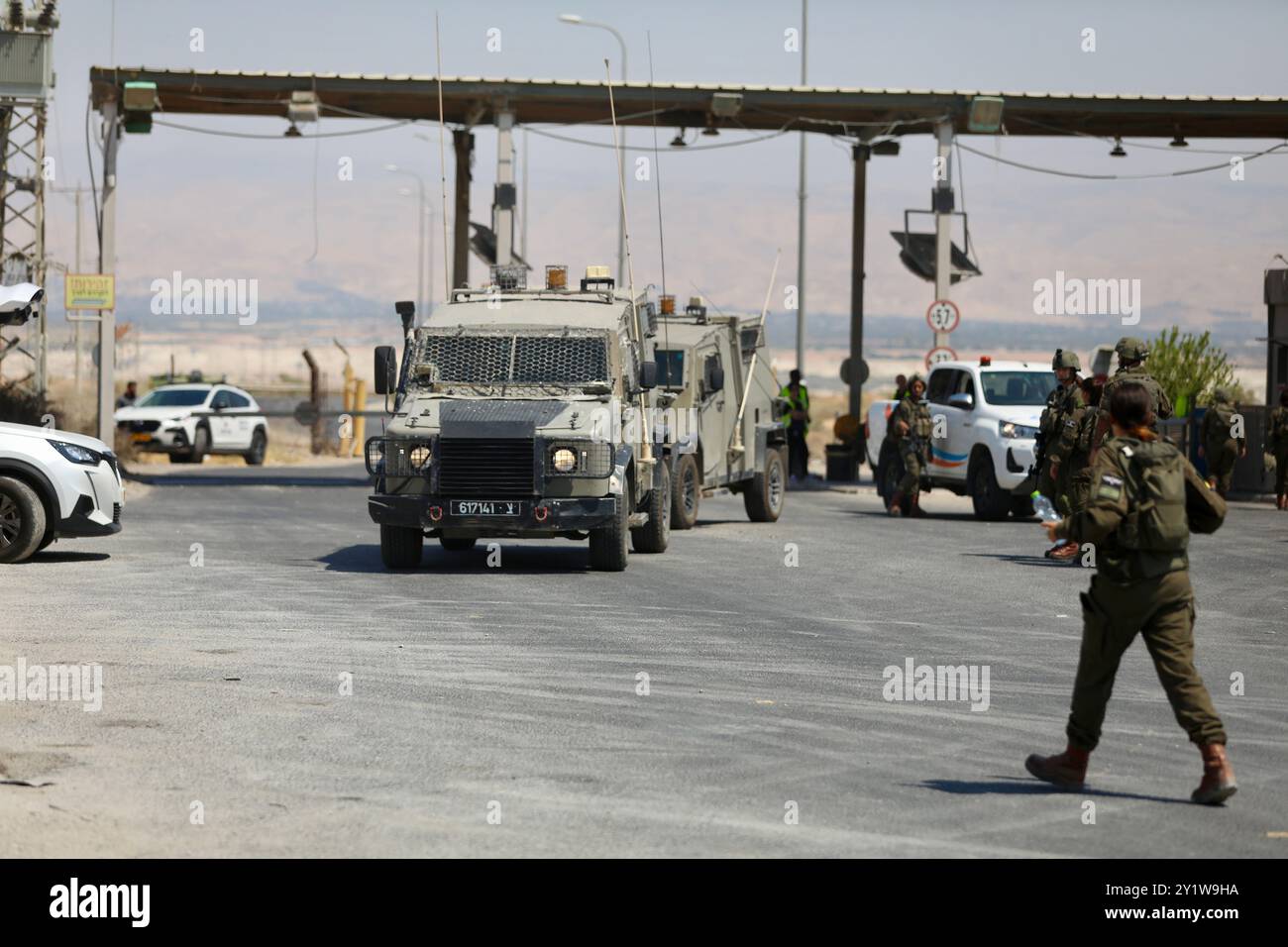 Allenby Bridge, Israeli-occupied West Bank and Jordan. 8th Sep, 2024 ...