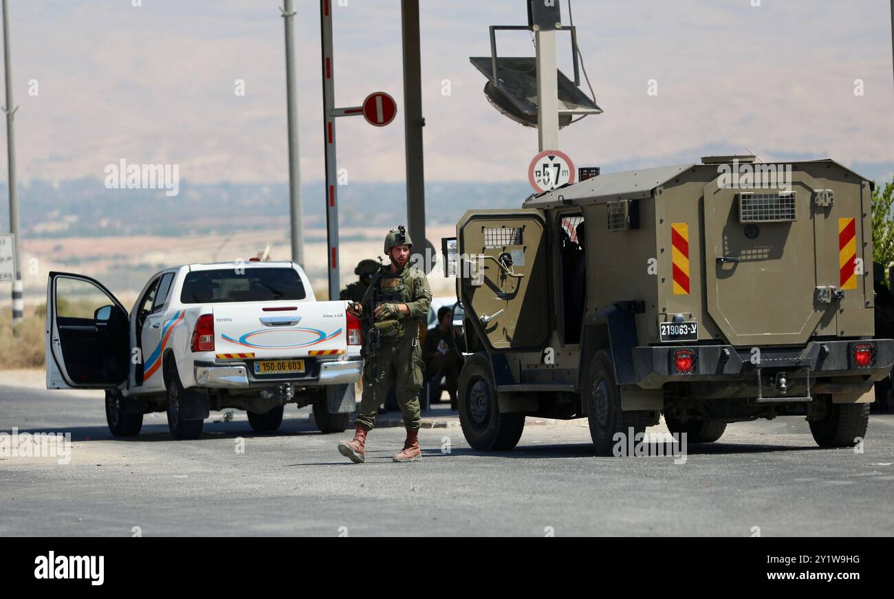 Allenby Bridge, Israeli-occupied West Bank and Jordan. 8th Sep, 2024 ...