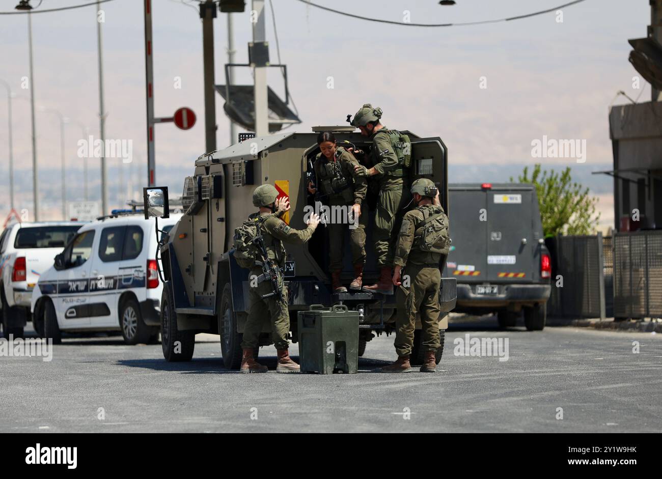 Allenby Bridge, Israeli-occupied West Bank and Jordan. 8th Sep, 2024 ...