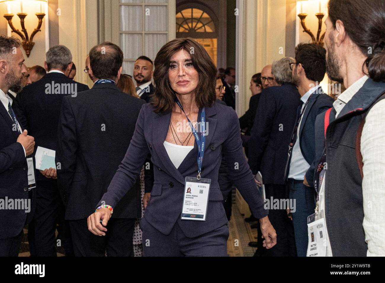 Como, Italia. 08th Sep, 2024. Nella foto Anna Maria Bernini Ministro ...