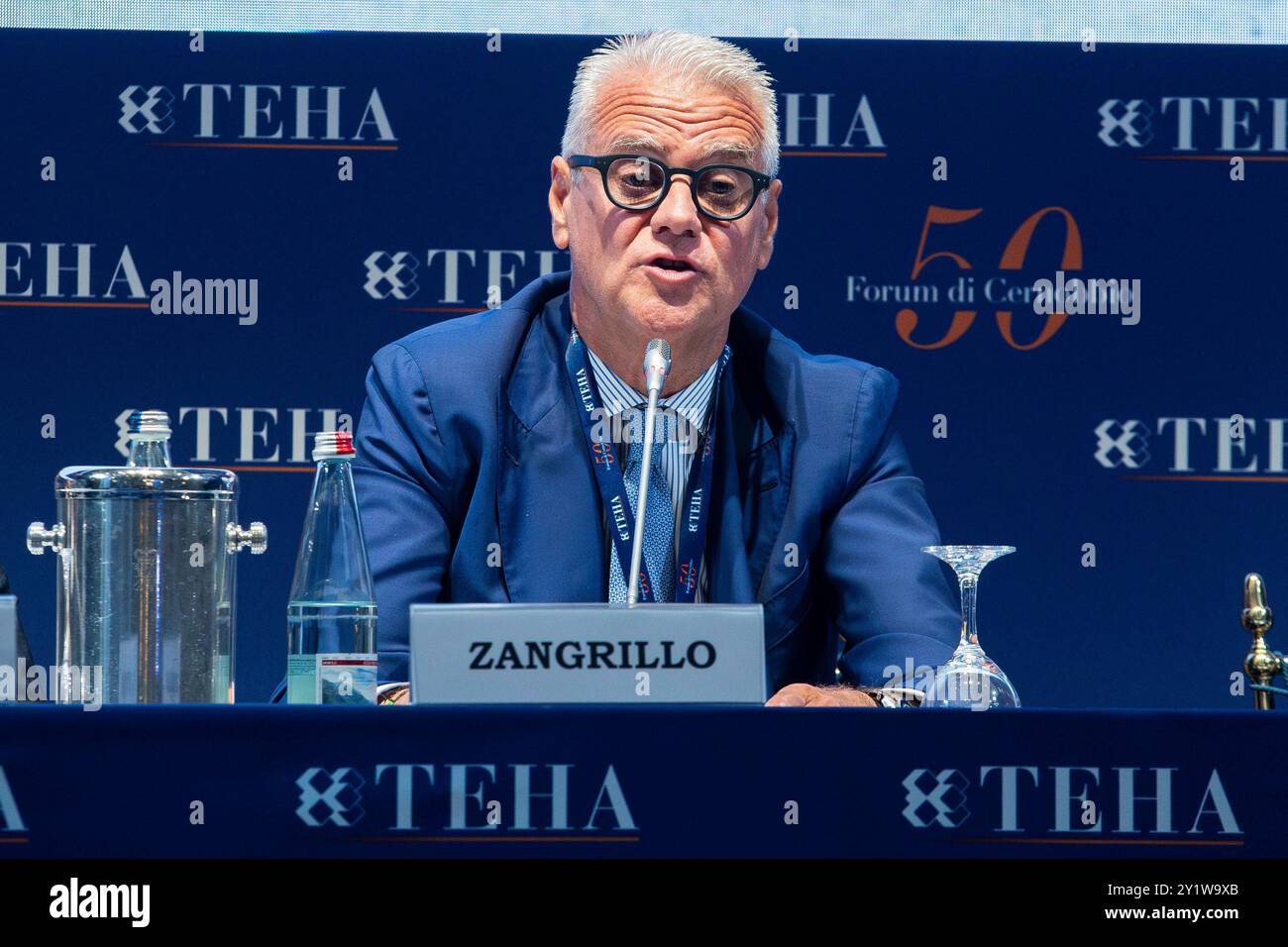 Como, Italia. 08th Sep, 2024. Nella foto Paolo Zangrillo Ministro per ...