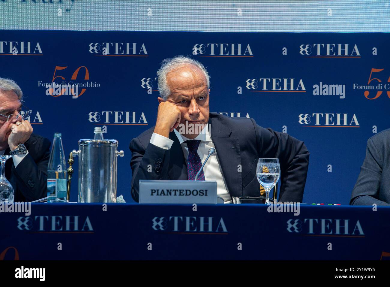 Como, Italia. 08th Sep, 2024. Nella foto Matteo Piantedosi Ministro dell'interno della ...