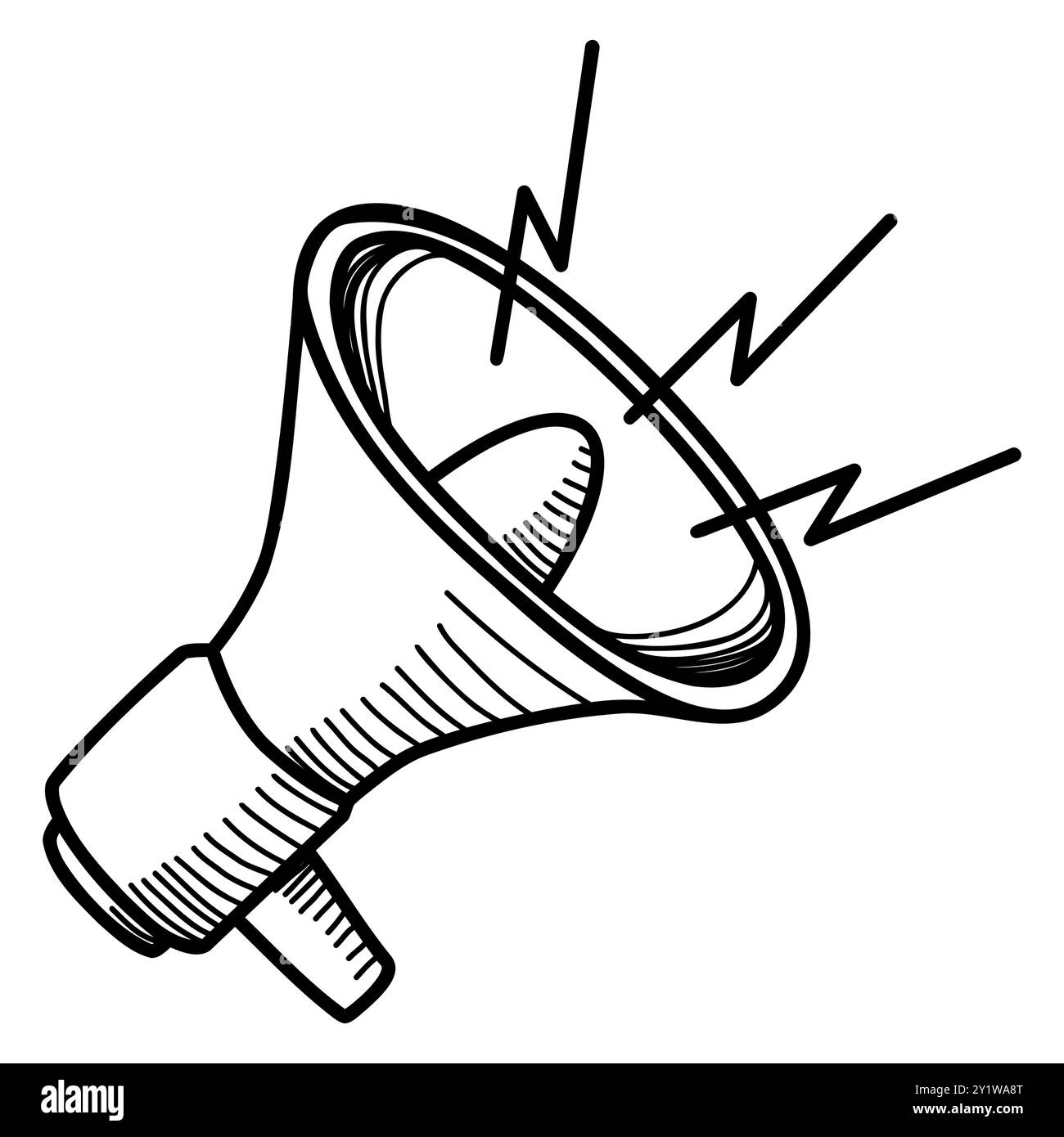 Megaphone, this iconic symbol of communication and amplification is ...