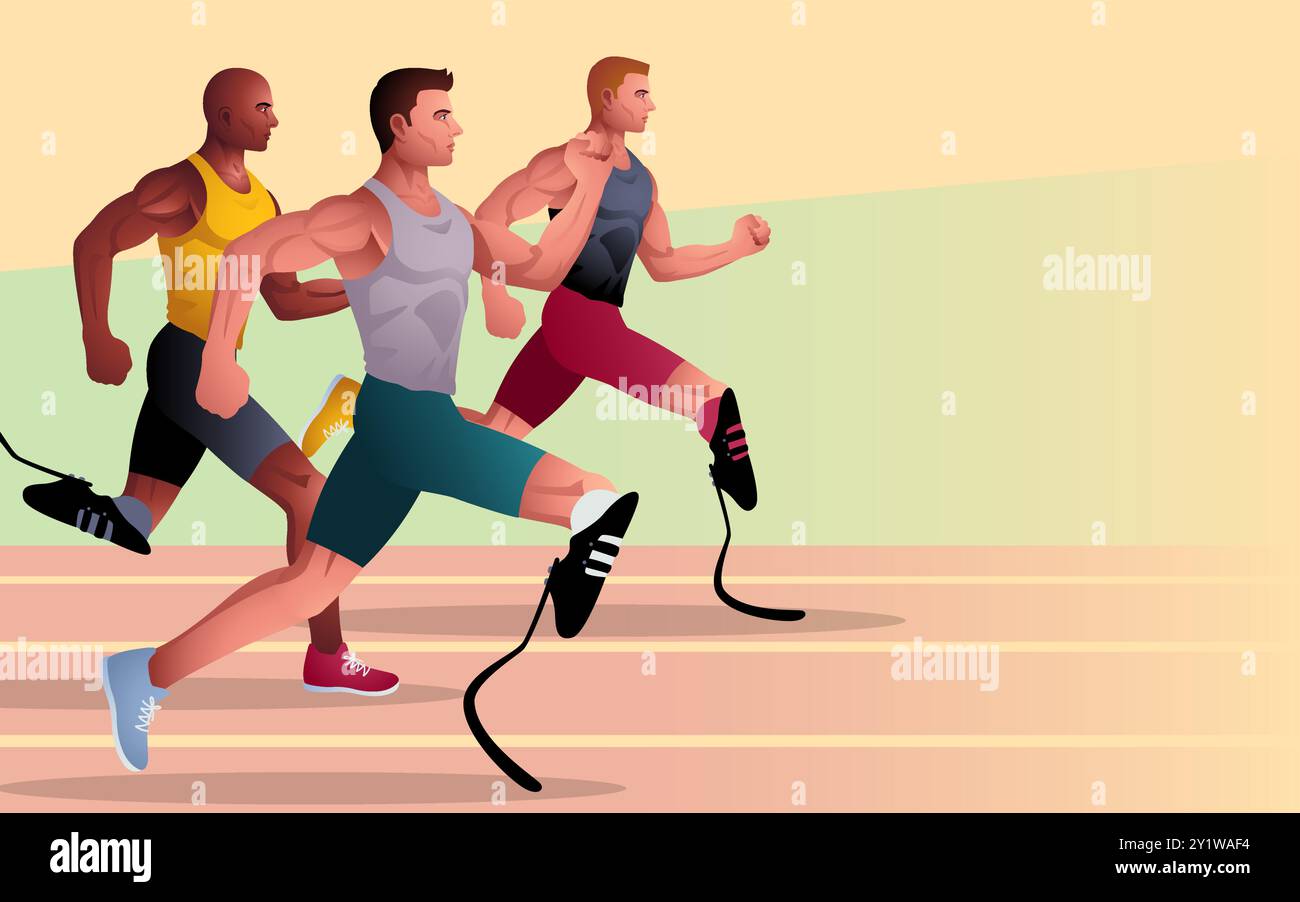 Resilience athlete Stock Vector Images - Alamy