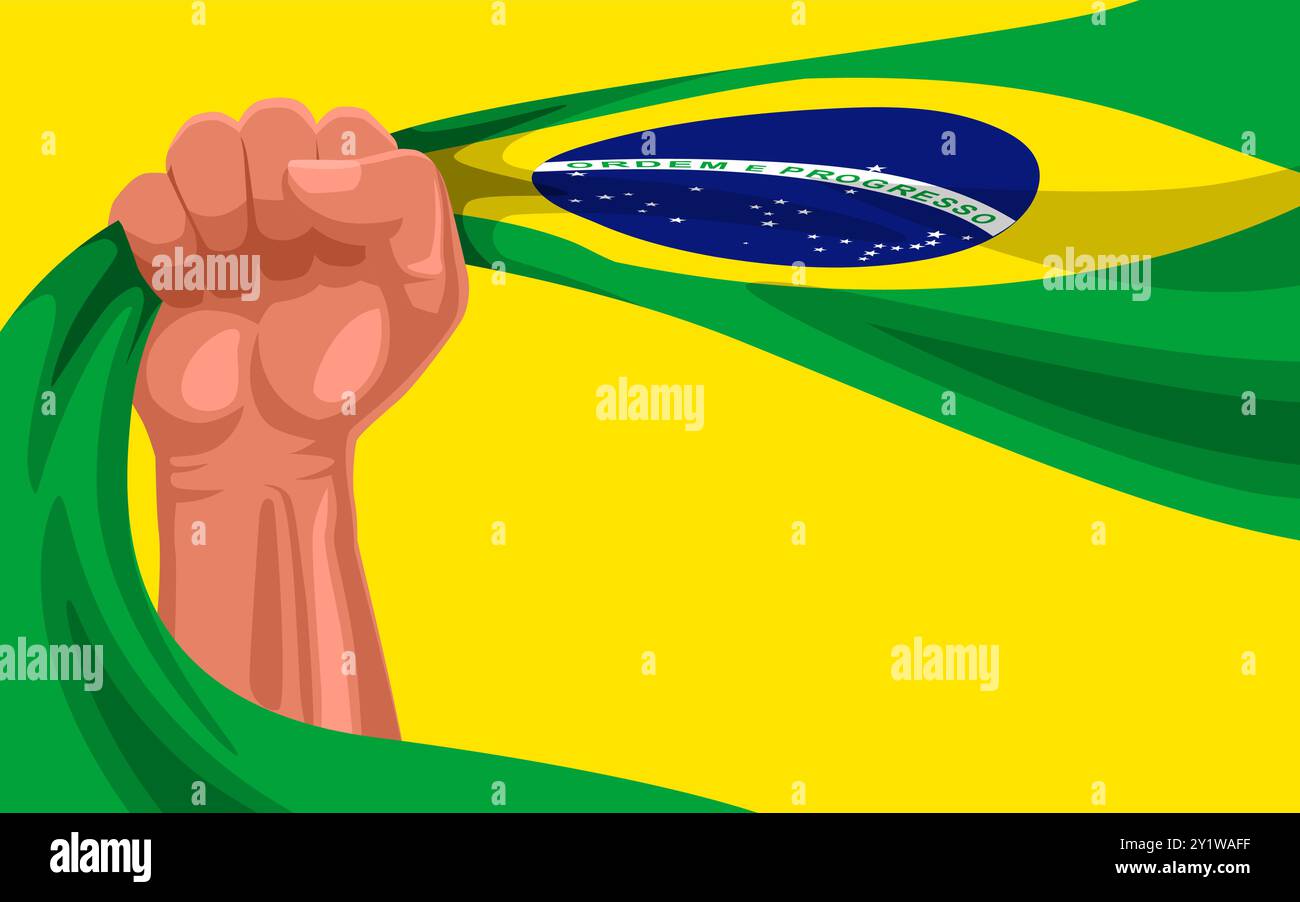 Brazilian national hero Stock Vector Images - Alamy