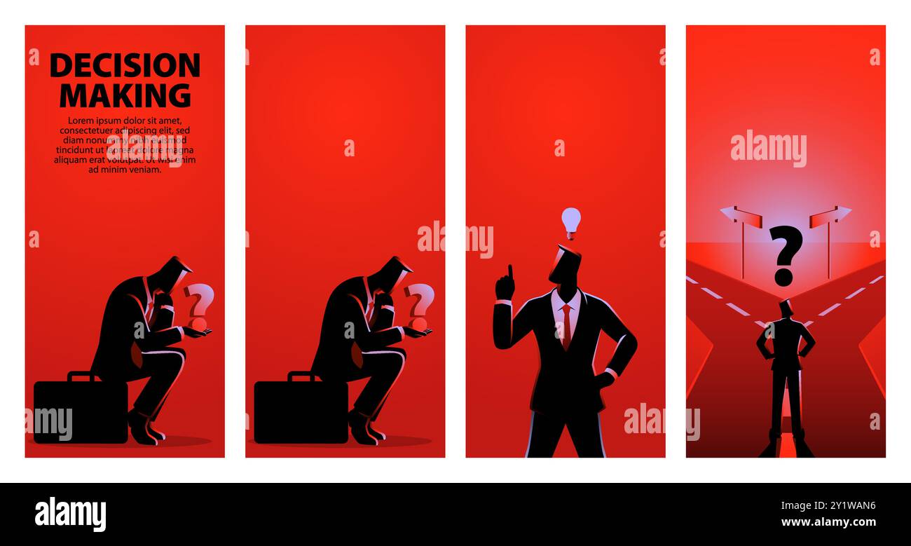Vector illustration set of business people in various gestures ...