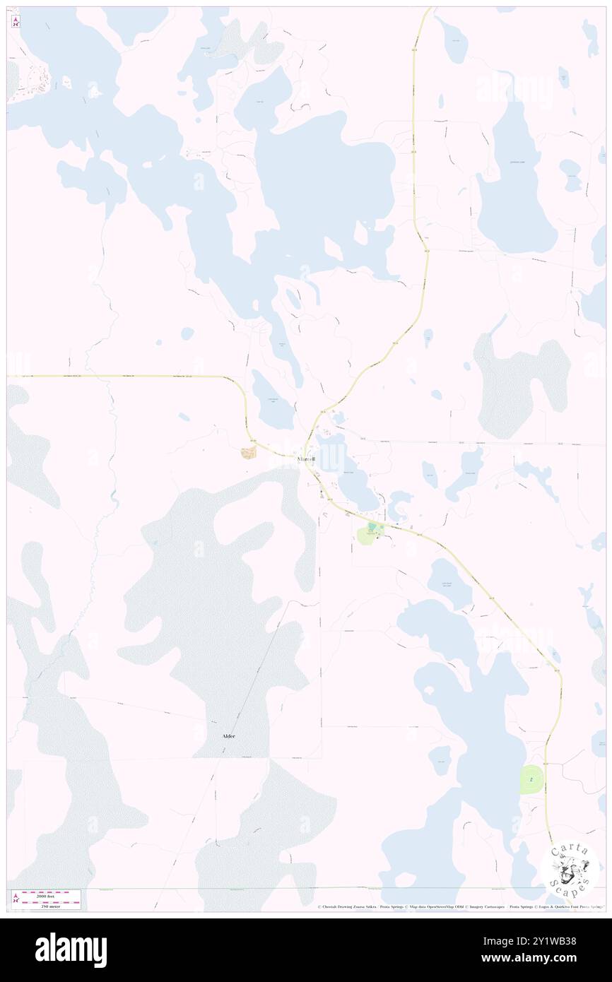 Map of marcell Cut Out Stock Images & Pictures - Alamy