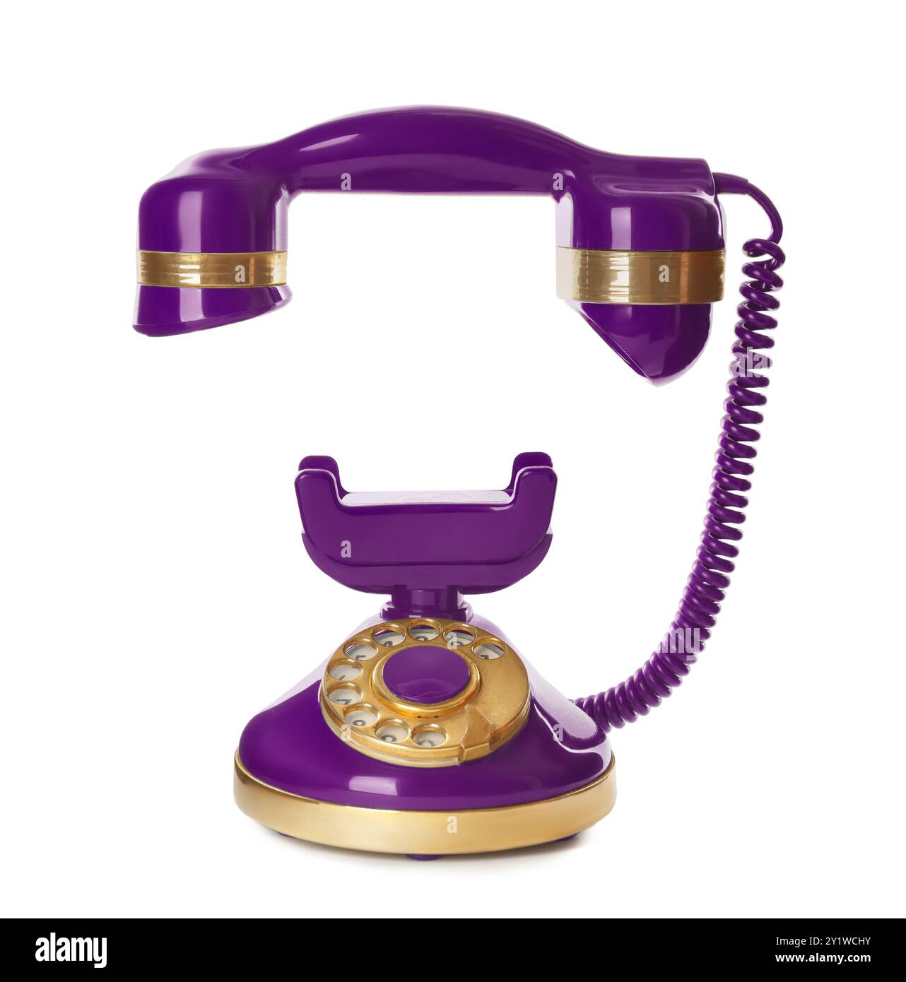 Purple telephone hi-res stock photography and images - Alamy