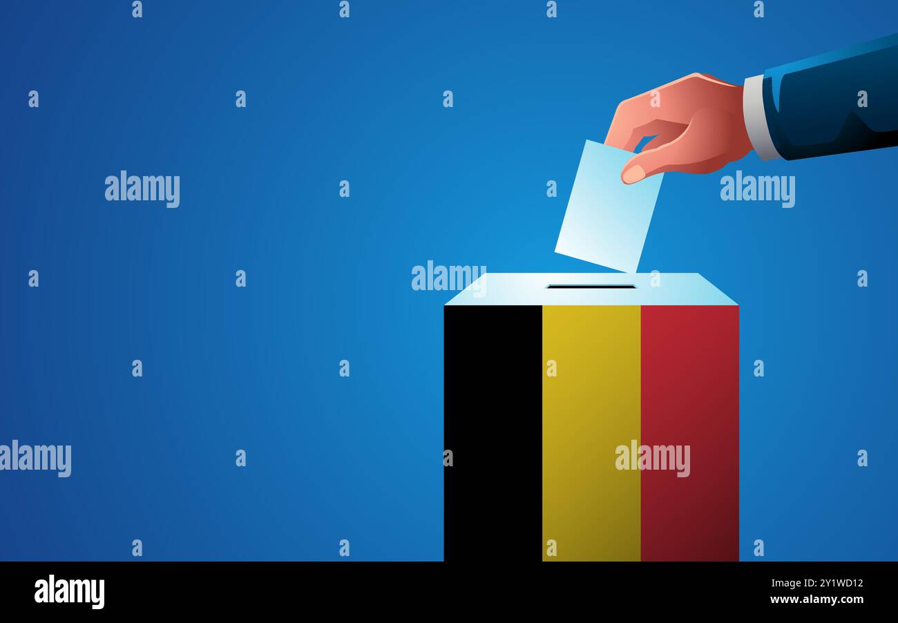 Celebrate democracy in Belgium with this image template featuring a ...