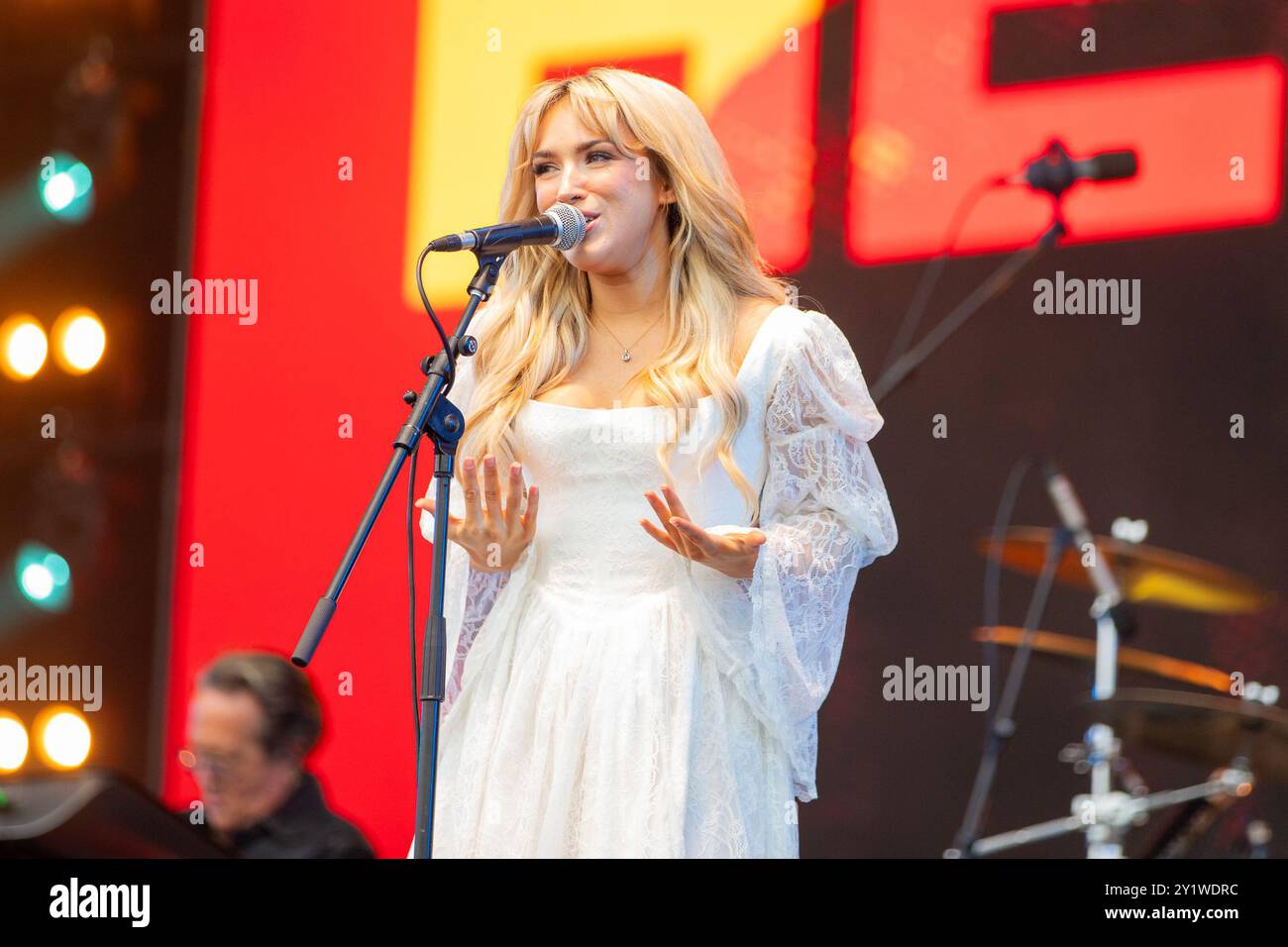 Preston, England, 8th September, 2024. Paul Heaton and Rianne Downey ...