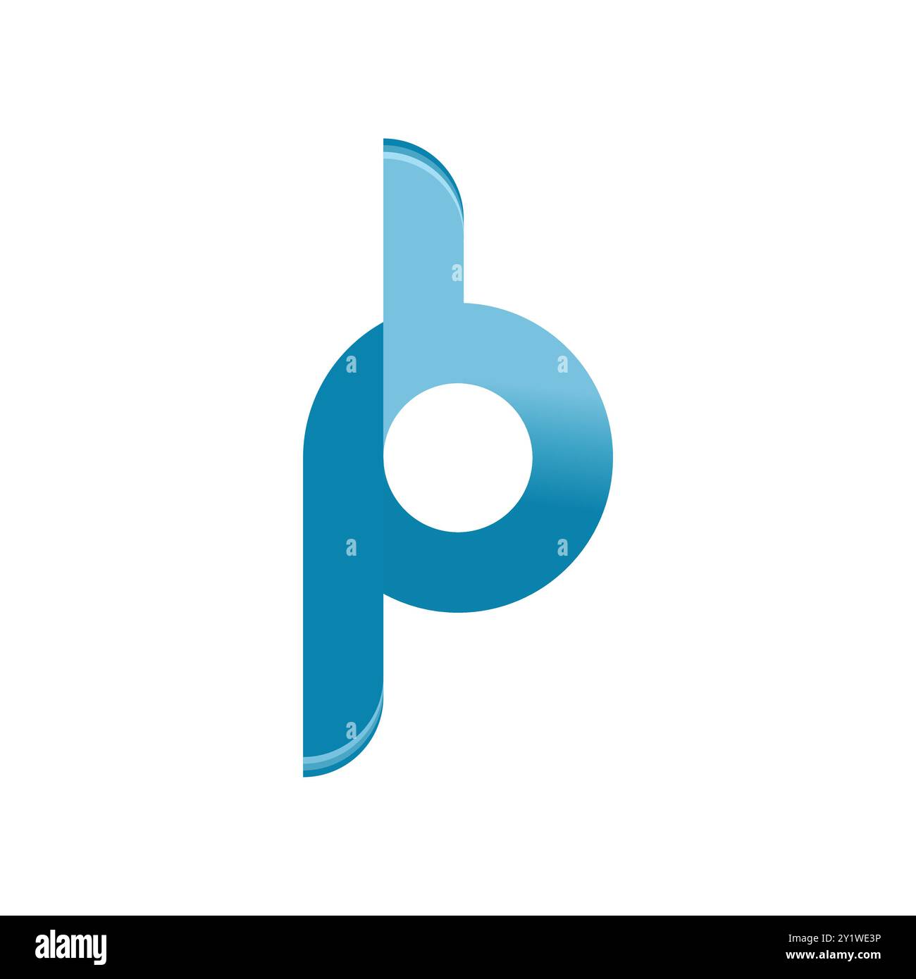 P letters logo Cut Out Stock Images & Pictures - Alamy