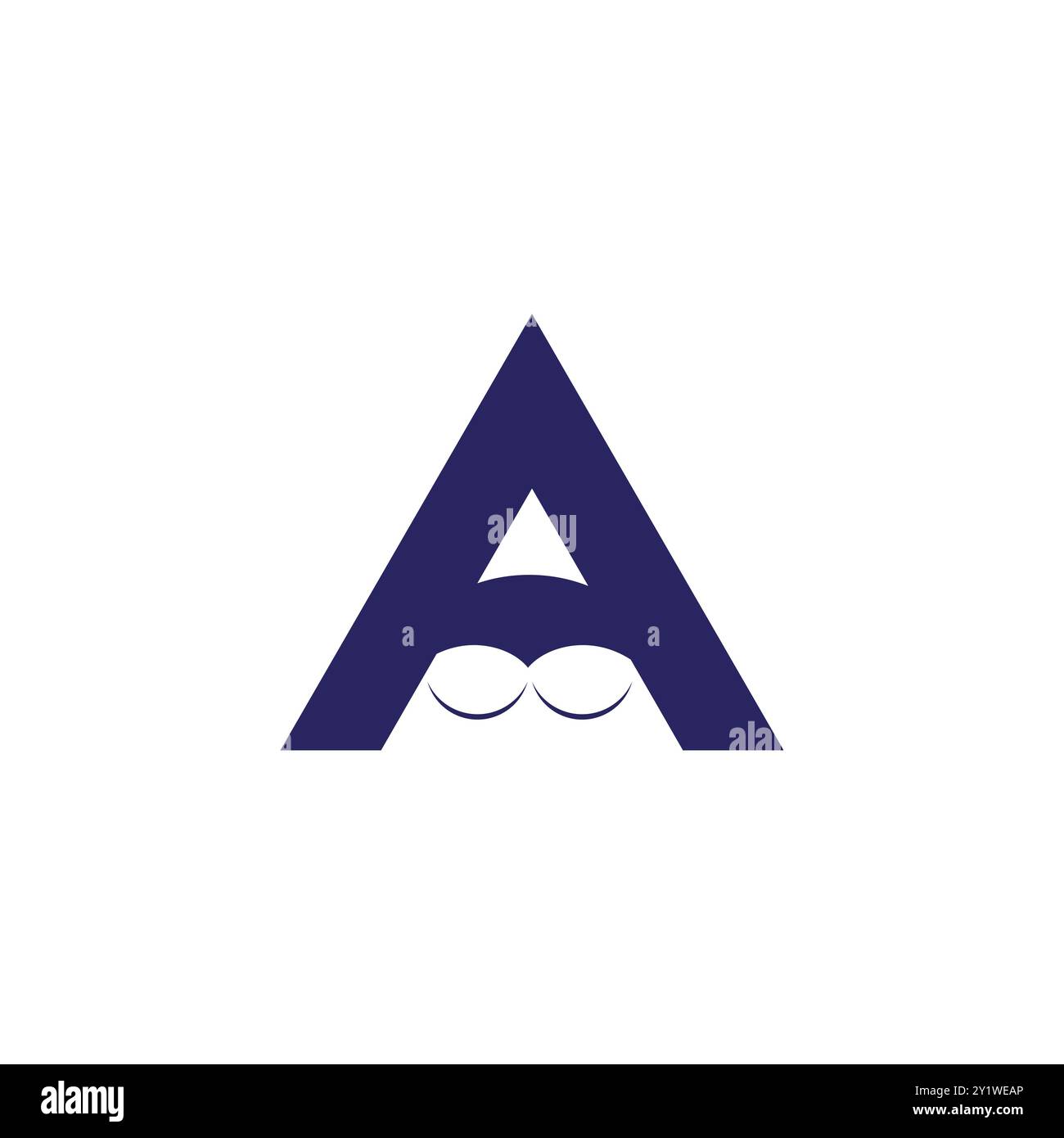 Bold Monogram Letter A Logo Stock Vector Image & Art - Alamy