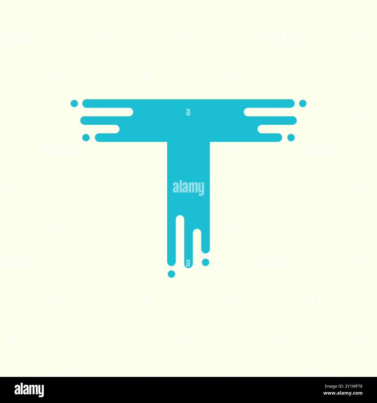 T font tech Stock Vector Images - Alamy