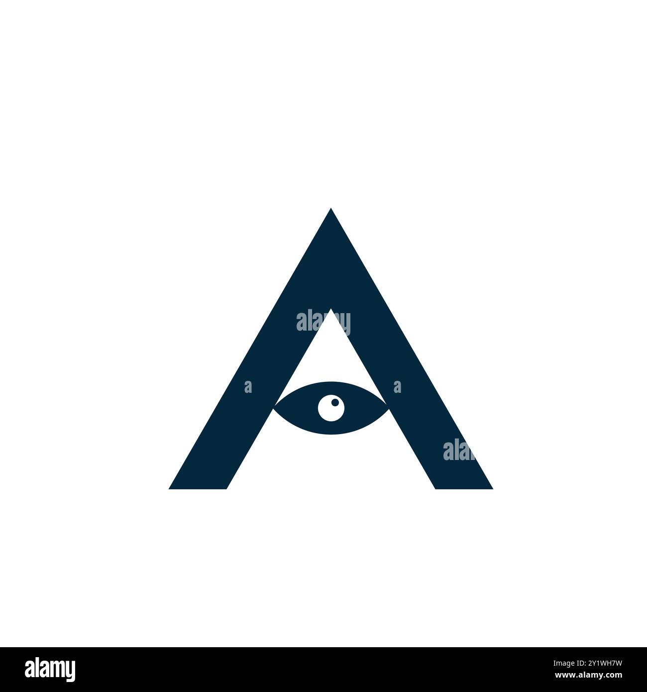 Security Eye Letter A Logo Stock Vector Image & Art - Alamy