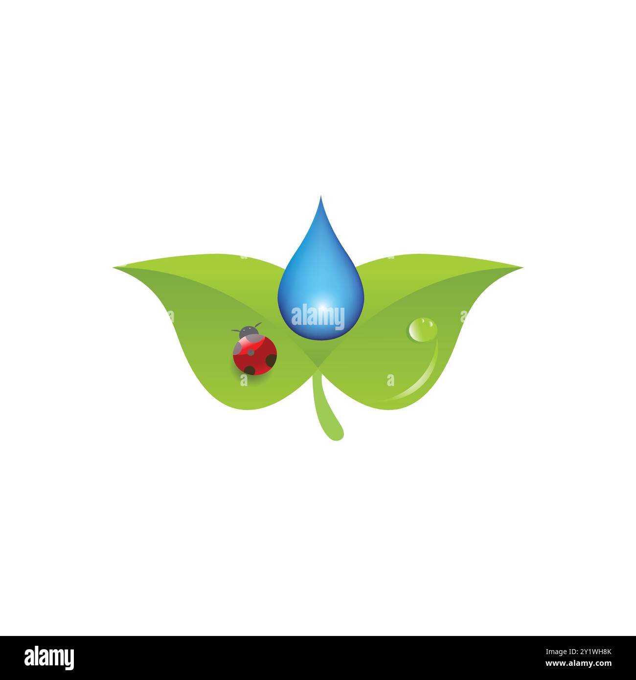 Water dew drop in Stock Vector Images - Alamy
