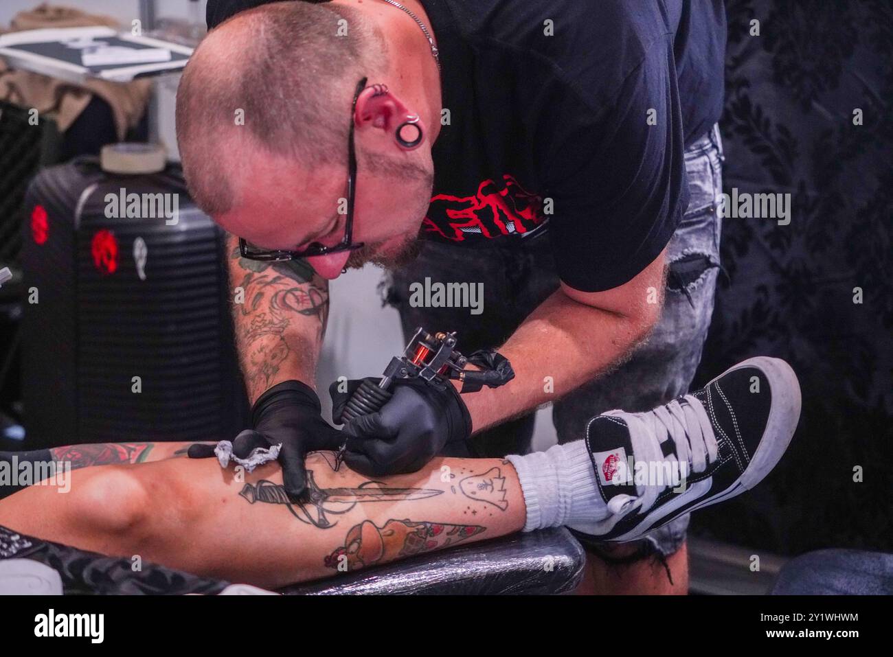 London, UK. 8 September 2024. The Big London Tattoo Show now in it's ...