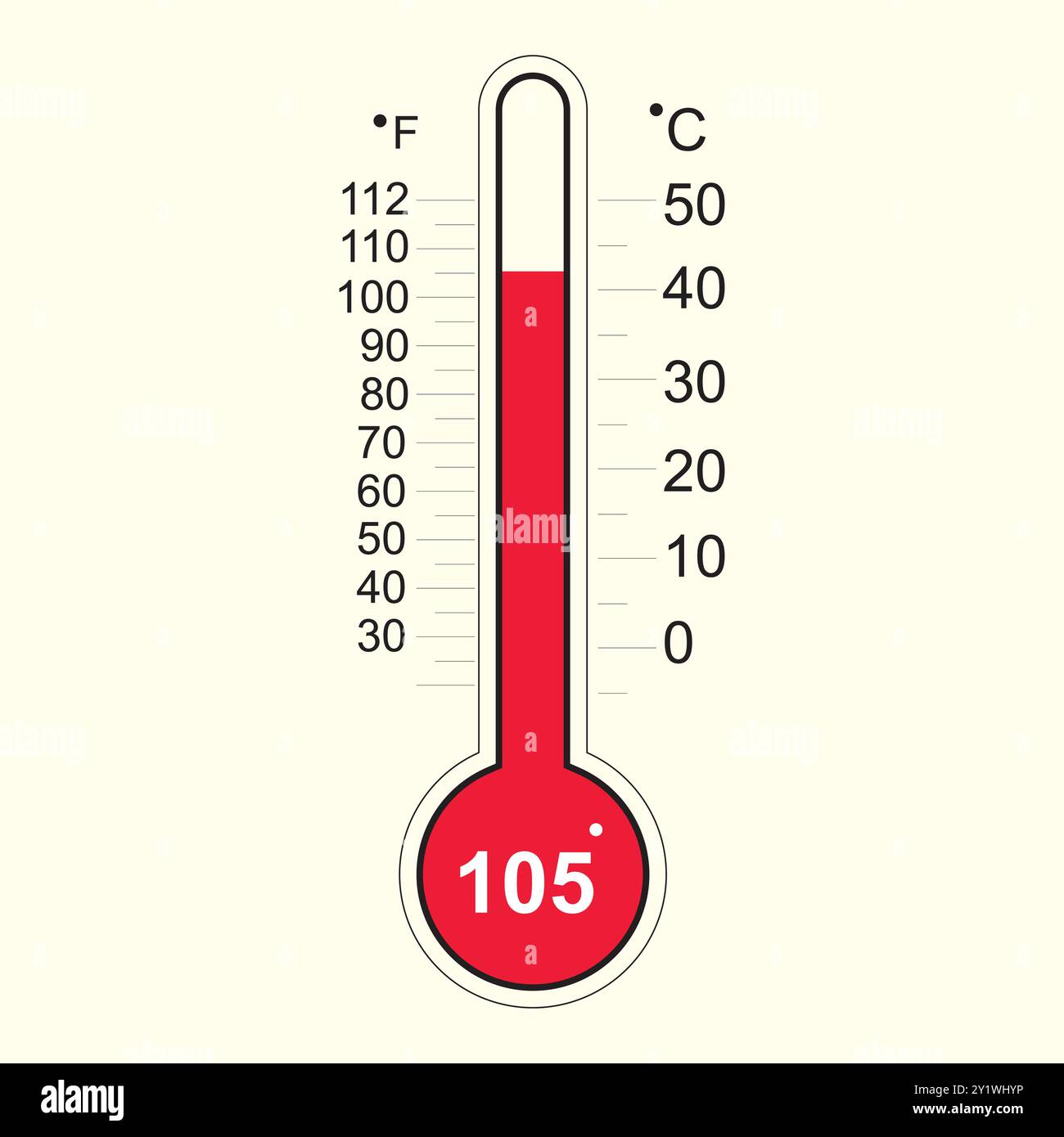 Vector Thermometer Design Stock Vector Image & Art - Alamy