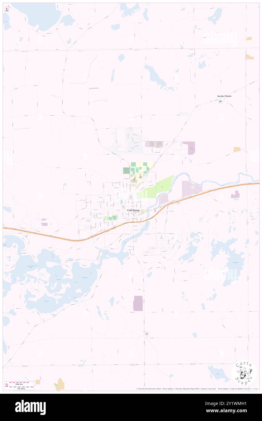 Cold Spring, Stearns County, US, United States, Minnesota, N 45 27' 20 ...