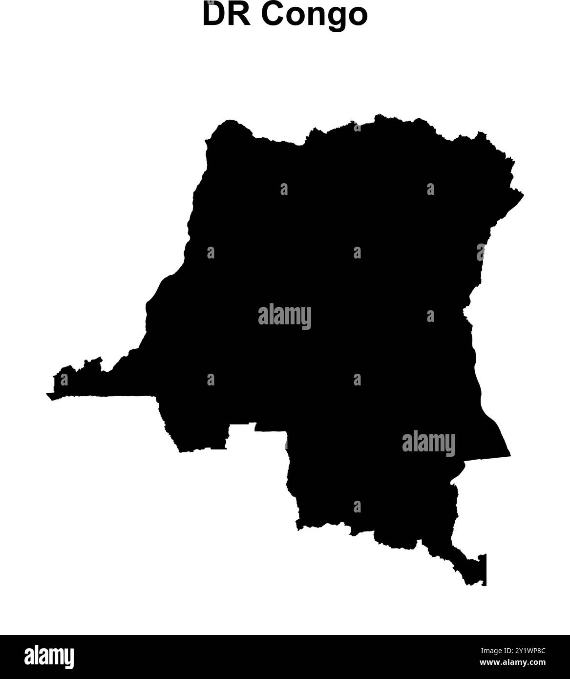 Map of dr congo hi-res stock photography and images - Alamy