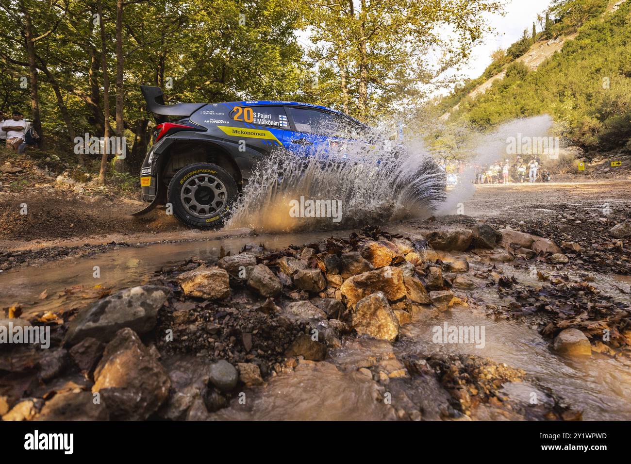 20 PAJARI Sami, MALKONEN Enni, Toyota Yaris Rally2, action during the ...
