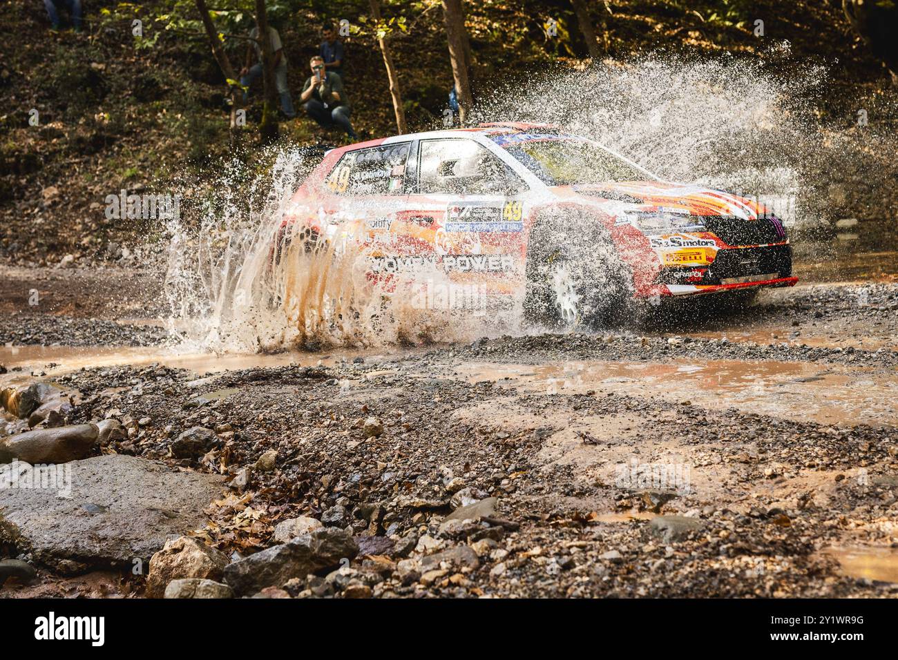 49 Ã ETINKAYA Burcu, PONS Fabrizia, Skoda Fabia Evo Rally2, action ...