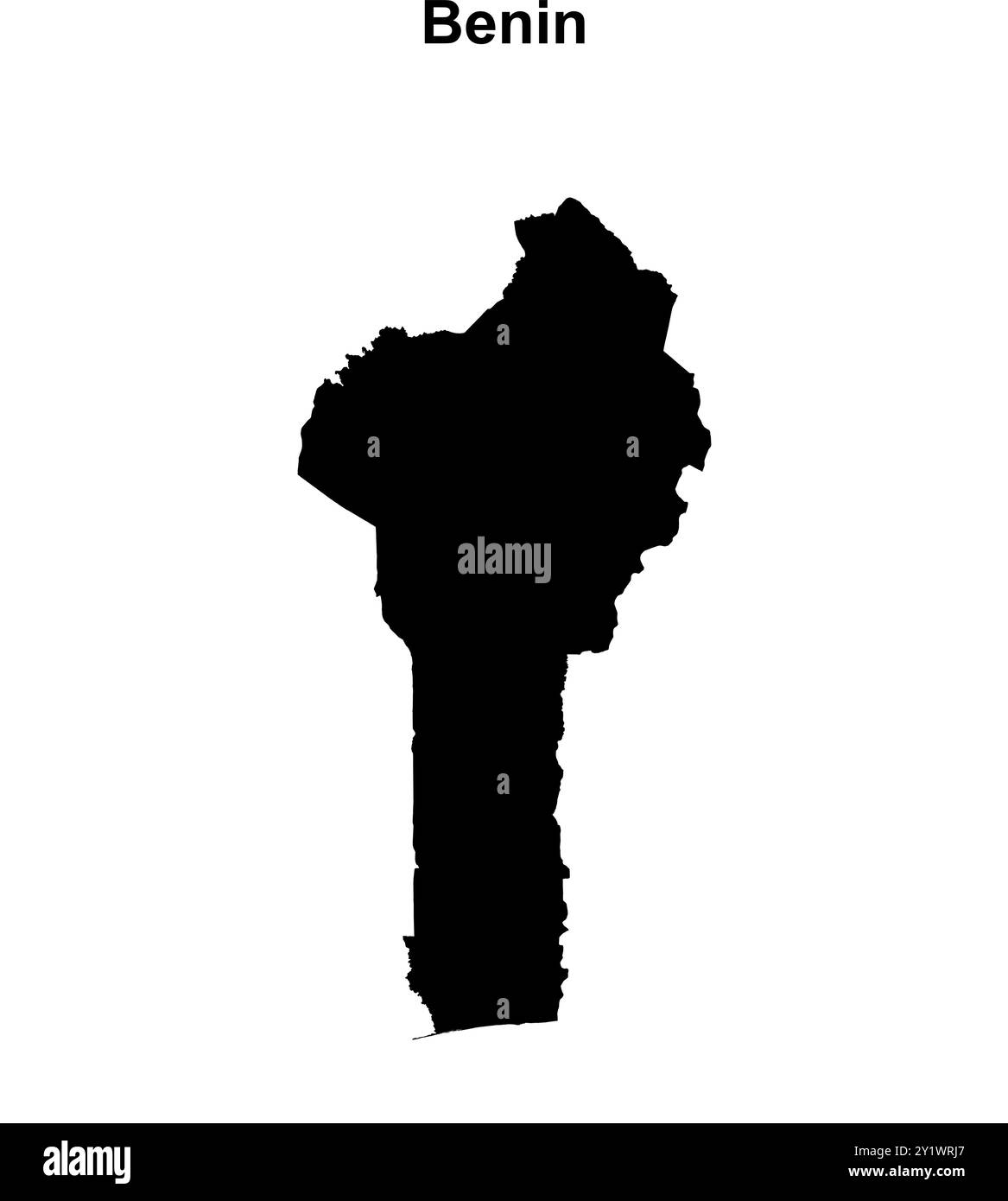 Benin eps map hi-res stock photography and images - Alamy